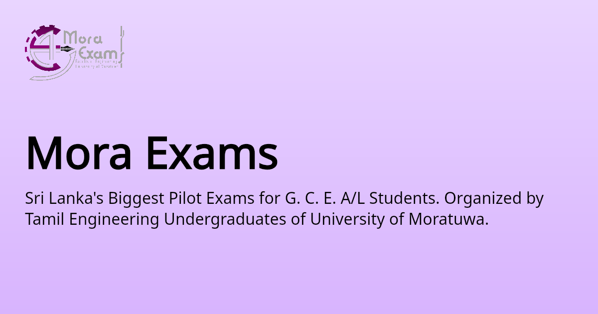 Mora Exams